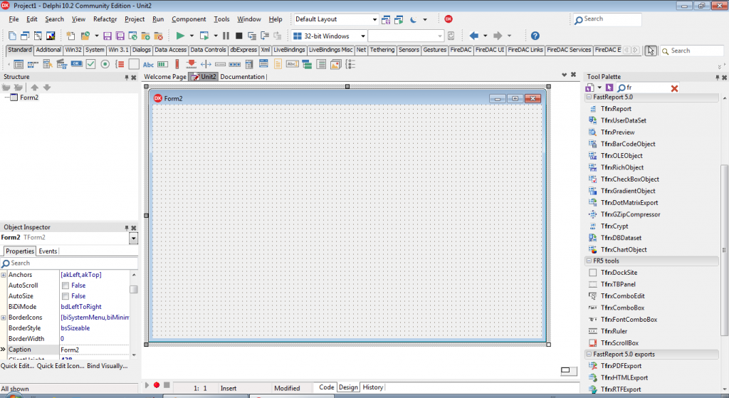 Fast Report para Delphi Tokyo Community Edition