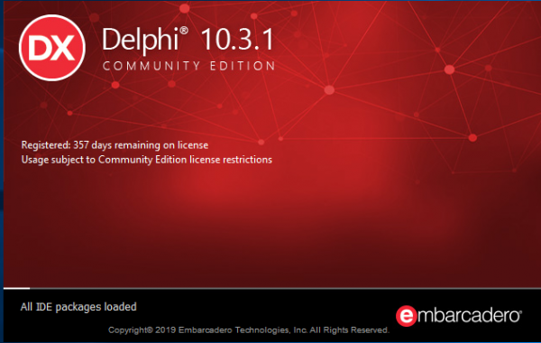 Delphi 10.3.1 Rio CE en acción.